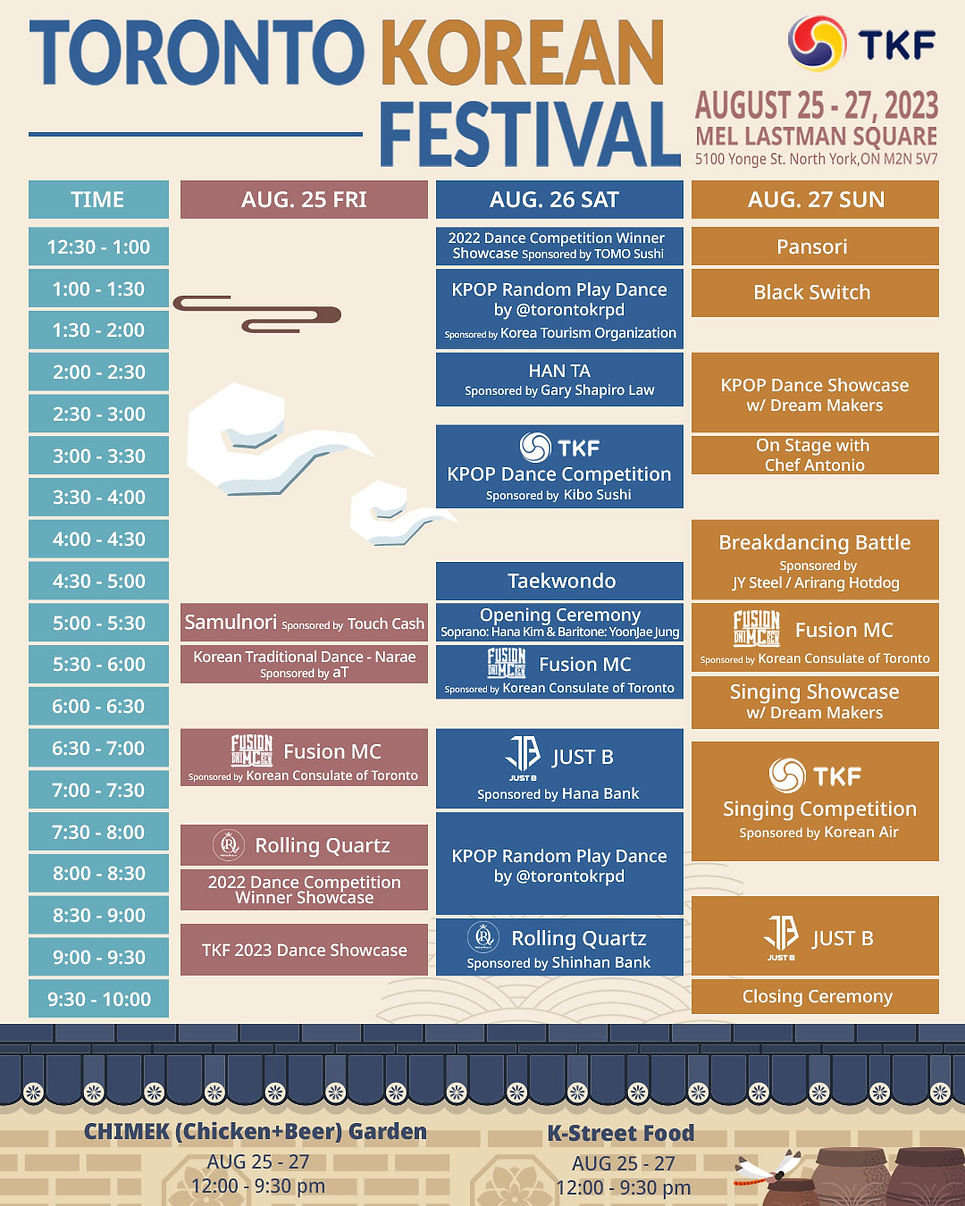 TKF23 ONLINE PROGRAM | Toronto Korean Festi